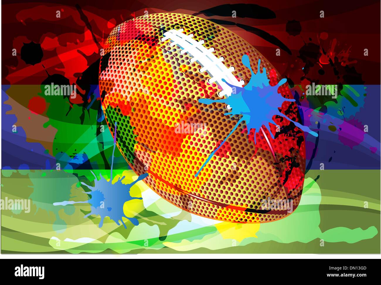 football abstract background vector Stock Vector Image & Art - Alamy