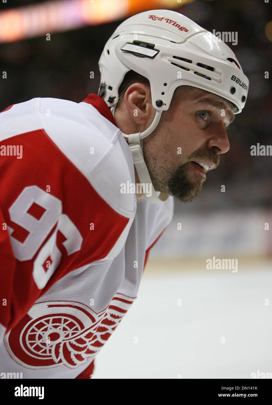 Jan 05, 2010 - Anaheim, California, USA - Detroit Red Wings left wing ...