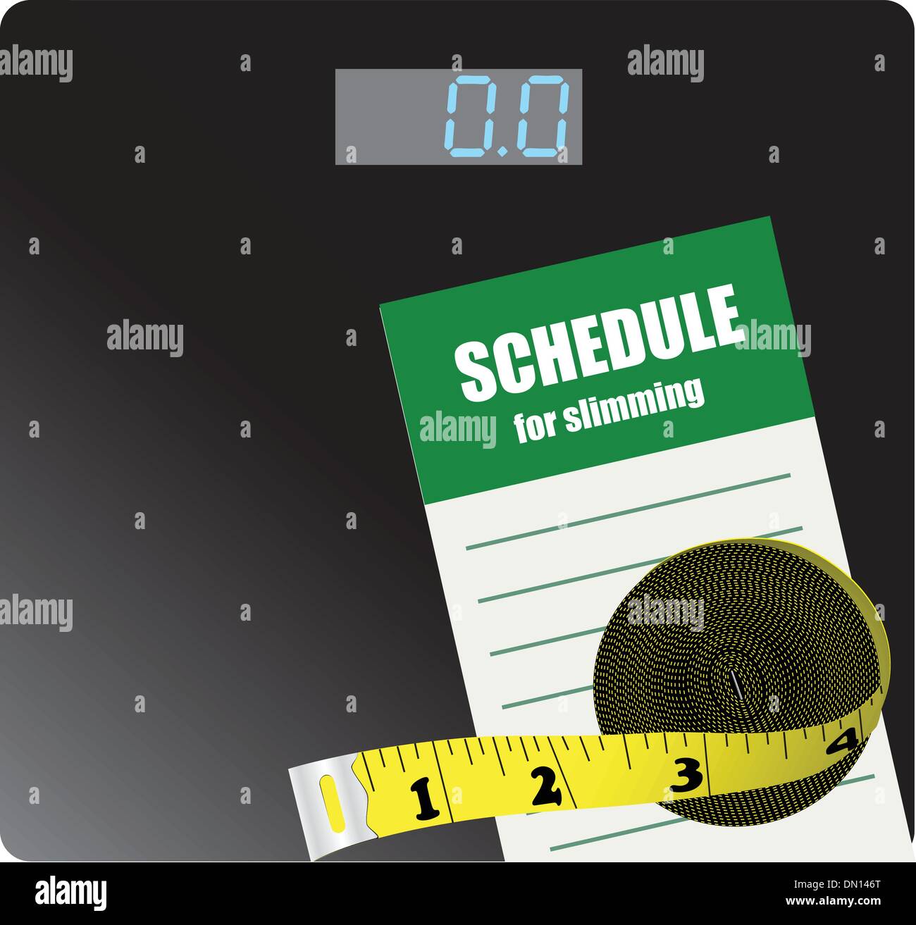 Weight display Stock Vector Images - Alamy