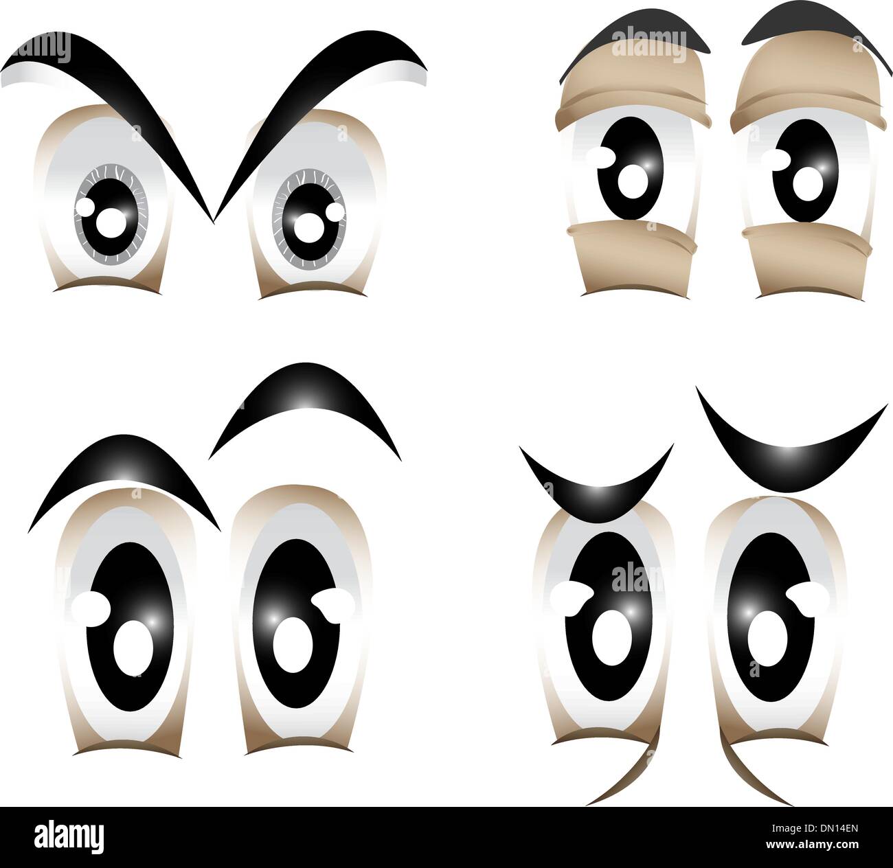 Eyes collections Stock Vector Images - Alamy