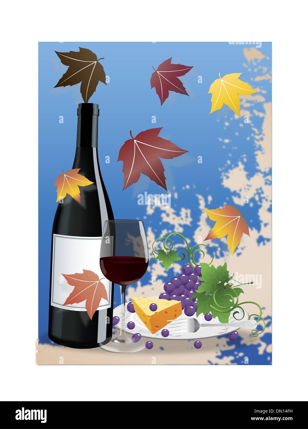 Thanksgiving celebration artwork Cut Out Stock Images & Pictures - Alamy