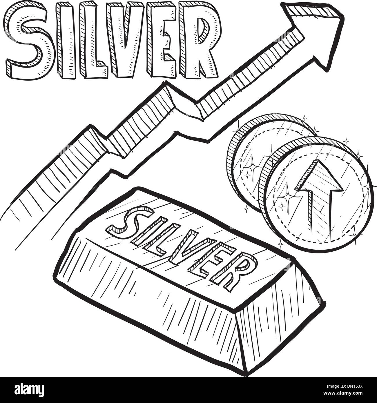 Sell silver Black and White Stock Photos & Images - Alamy
