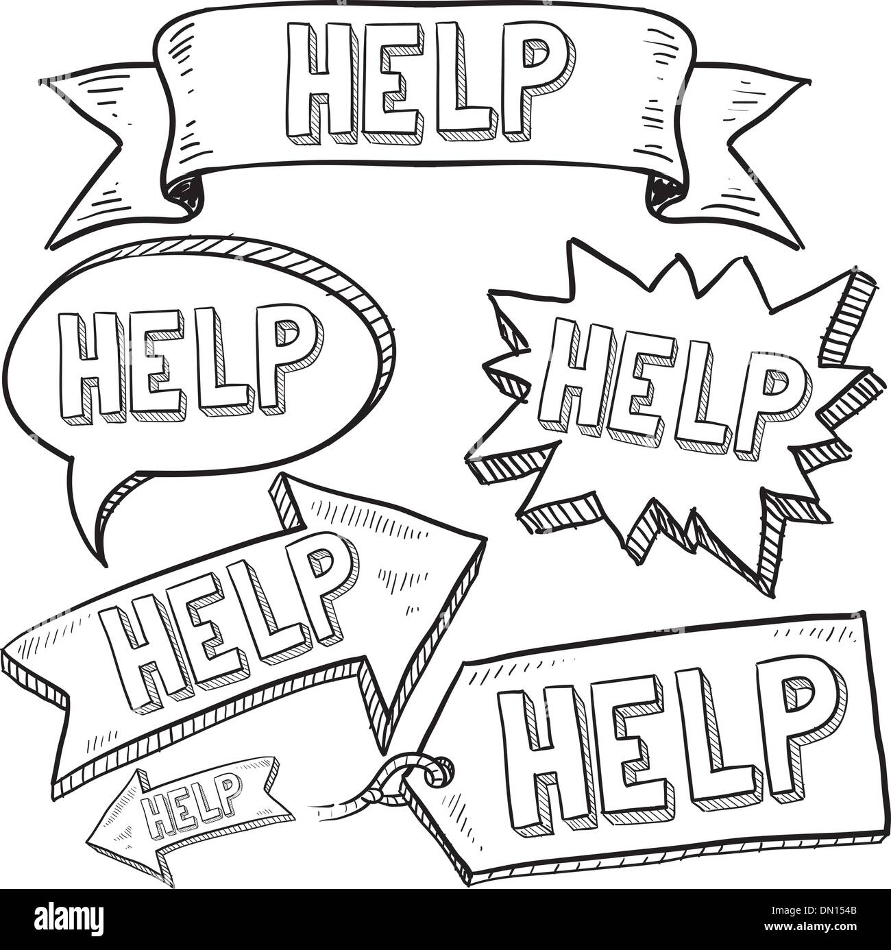 Customer service banners Stock Vector Images - Alamy