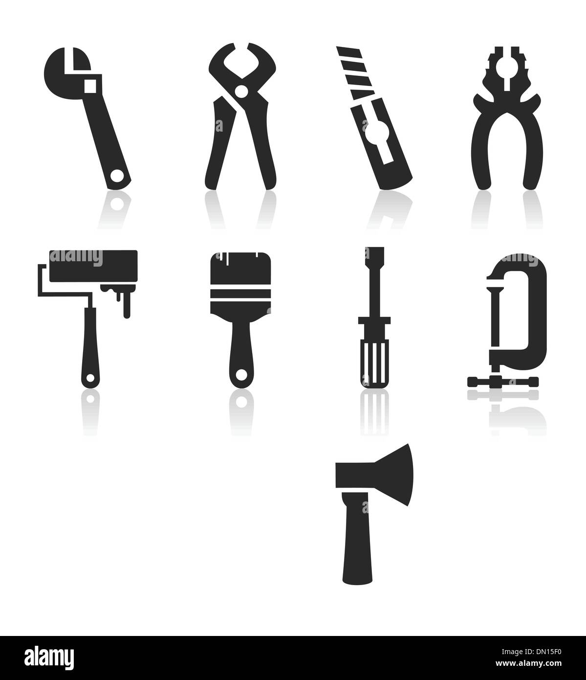 Icons of tools6 Stock Vector Image & Art - Alamy
