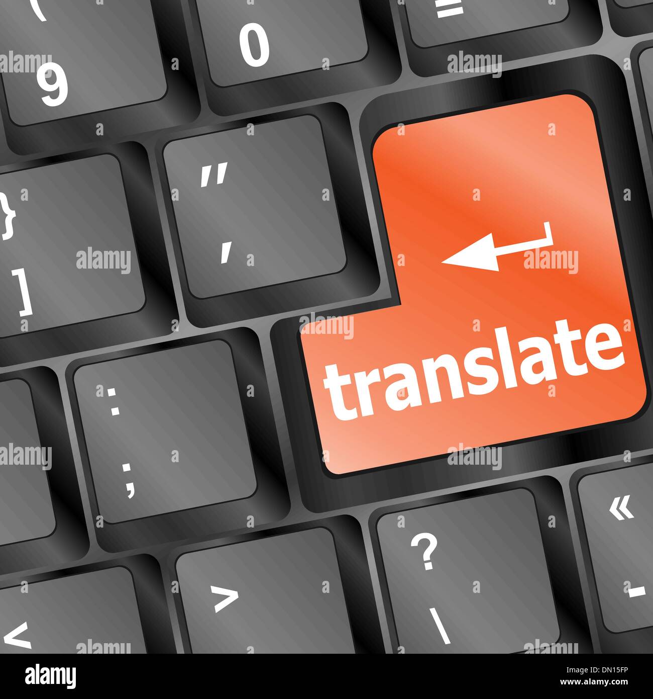 Translate button on keyboard Stock Vector Image & Art - Alamy