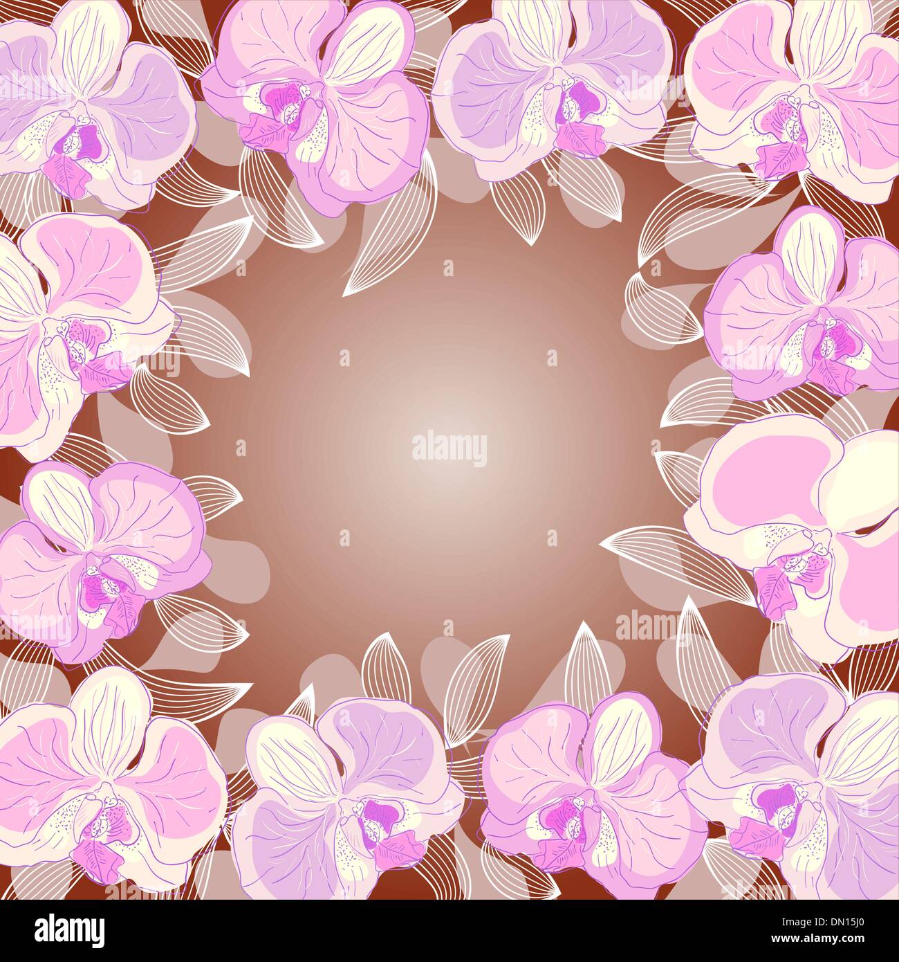 Spring orchid Stock Vector Images - Alamy