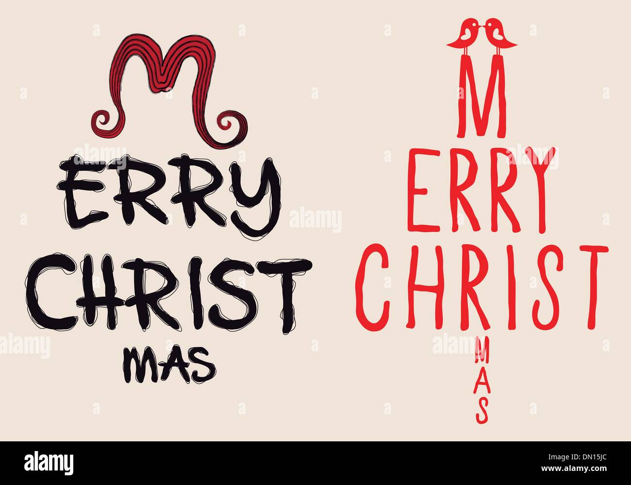 Text merry christmas written Stock Vector Images - Alamy