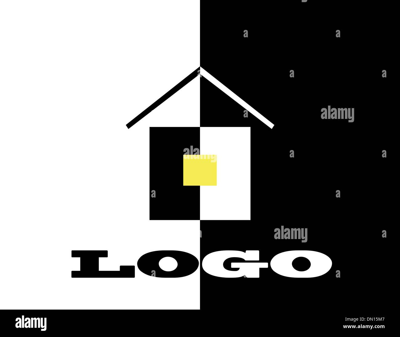 Logo house Stock Vector Images - Alamy