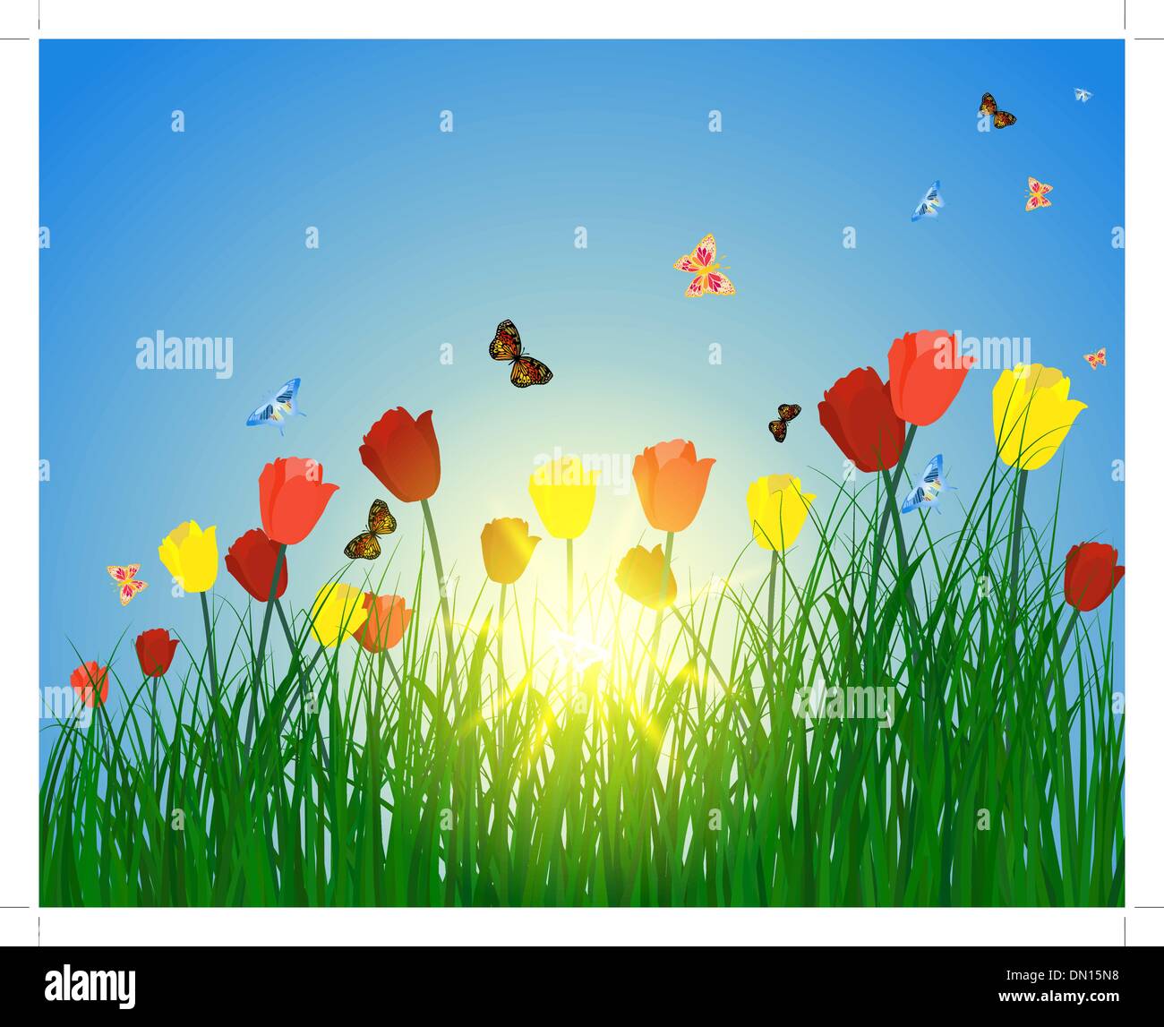 Blinking sun Stock Vector Images - Alamy