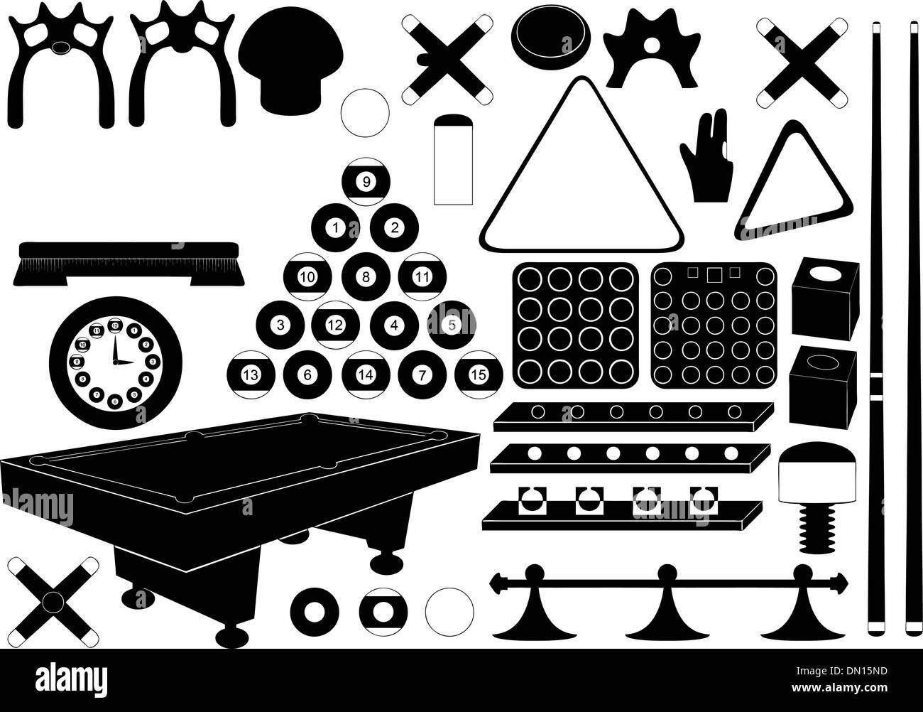 Pool object Stock Vector Images - Alamy