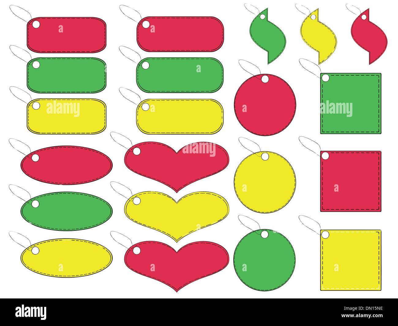 Fabric labels Cut Out Stock Images & Pictures - Alamy