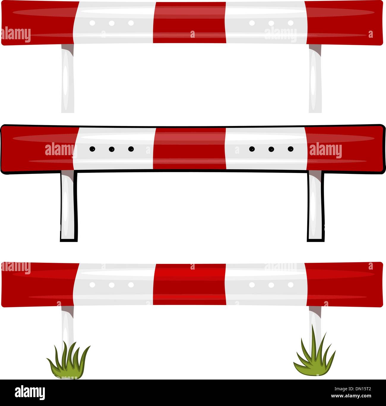 Safety guardrail Stock Vector Images - Alamy