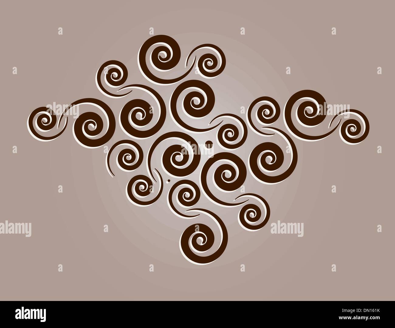 Tendril pattern Stock Vector Images - Alamy
