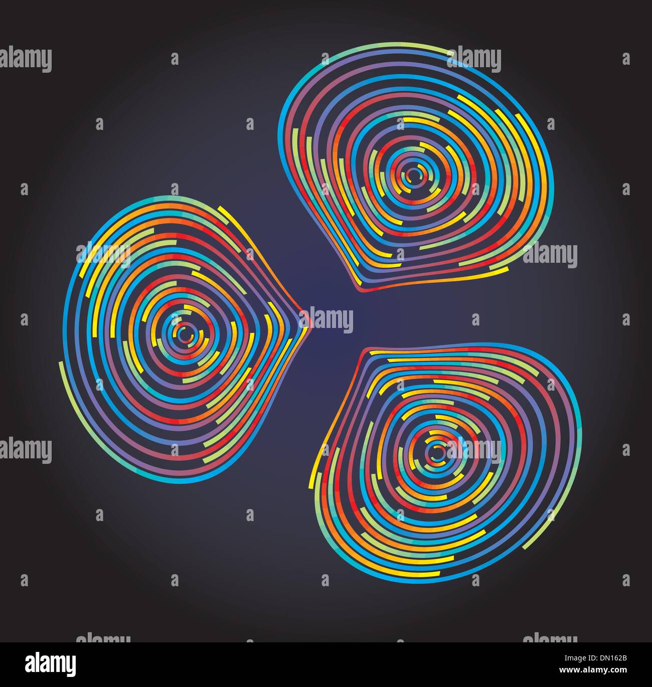 Circle multicolored circles abstract background Stock Vector Images - Alamy