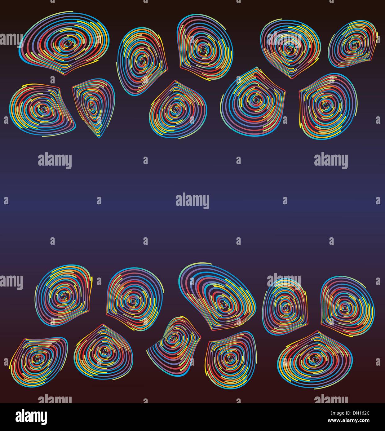 Colorful deformed circles background Stock Vector Image & Art - Alamy