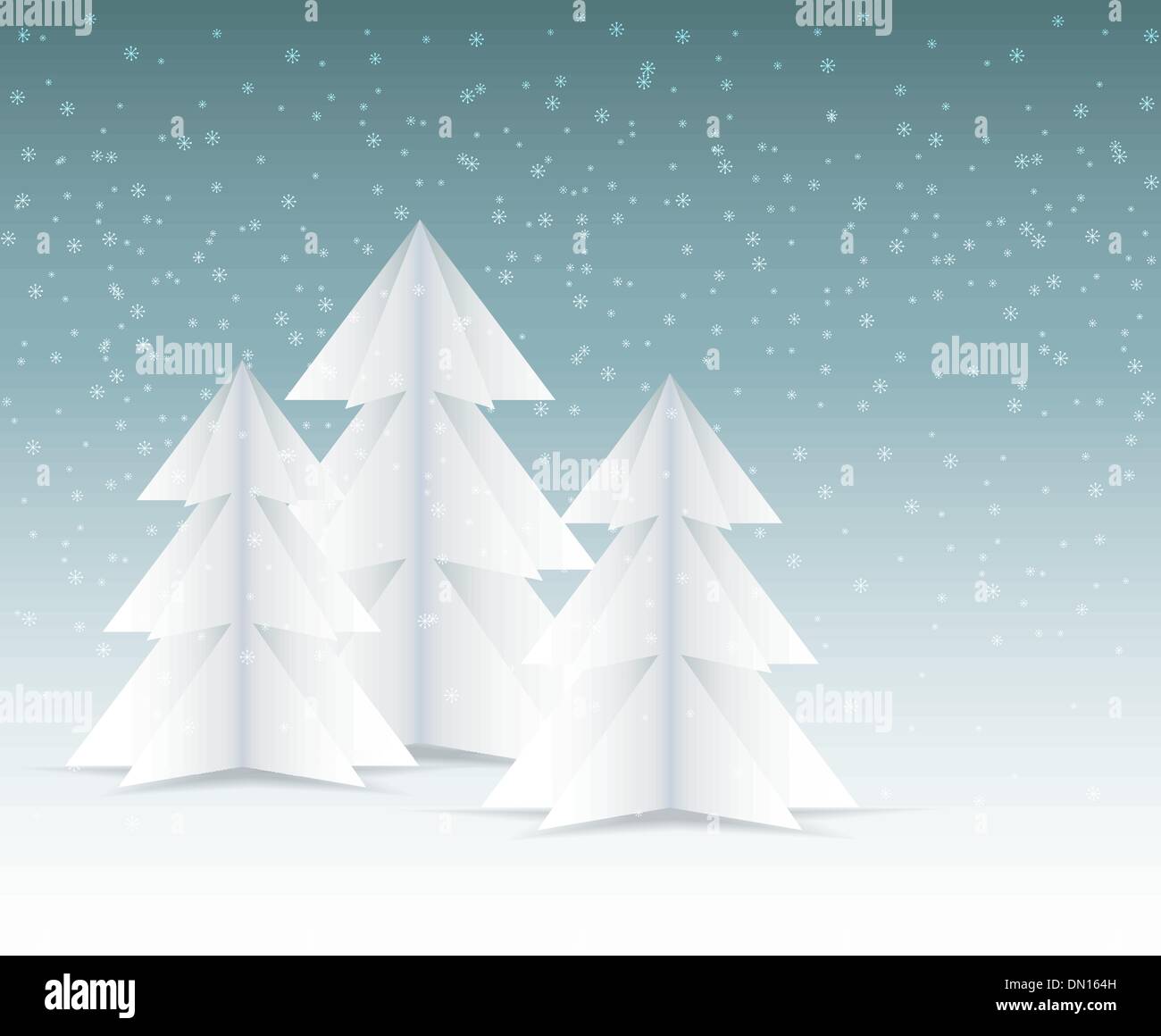 Trees with ice Stock Vector Images - Alamy