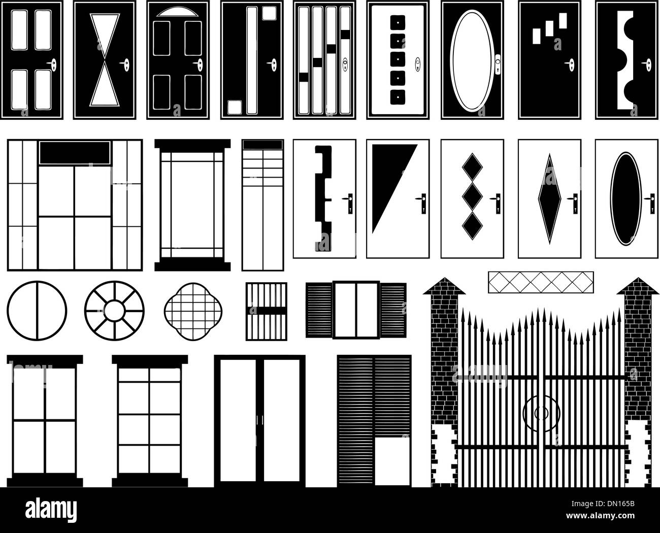 doors and windows Stock Vector Image & Art - Alamy