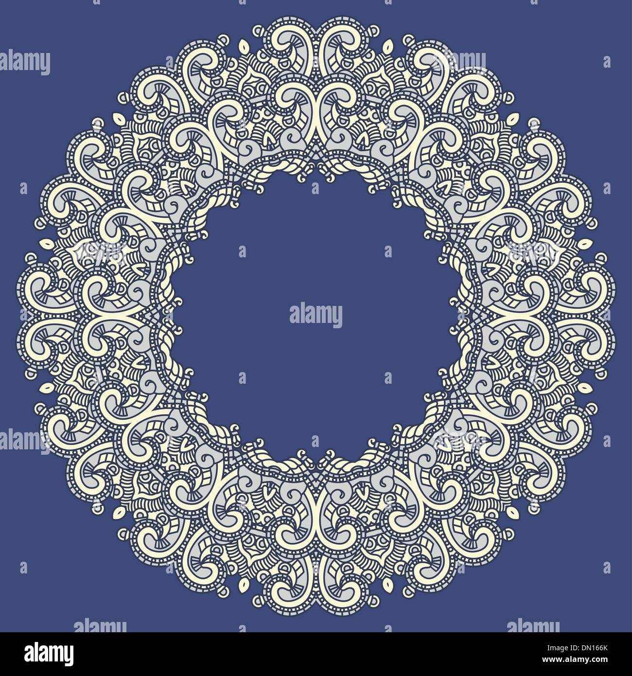 Circular frame ornamental line Stock Vector Images - Alamy