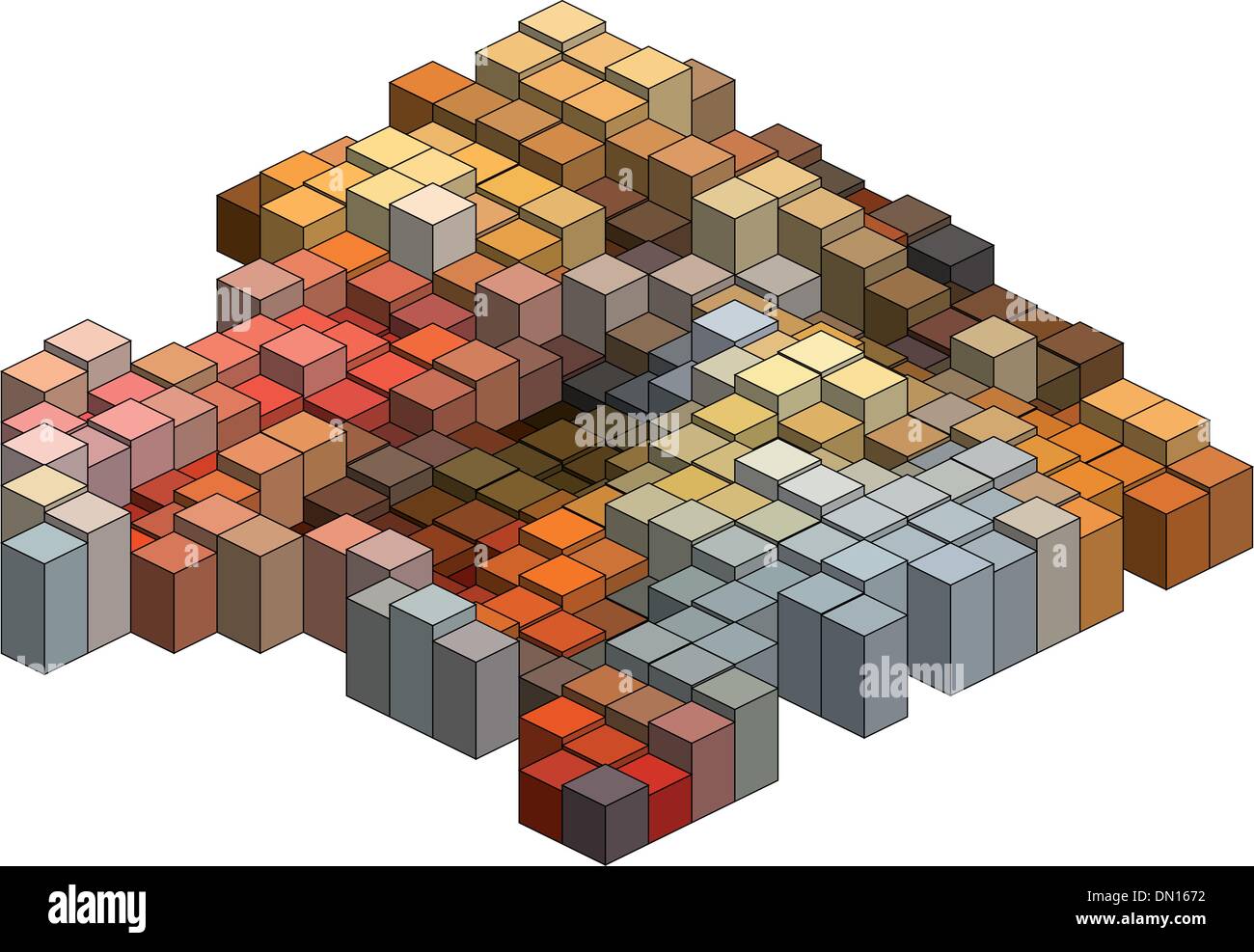 3d cubes, vector background Stock Vector Image & Art - Alamy
