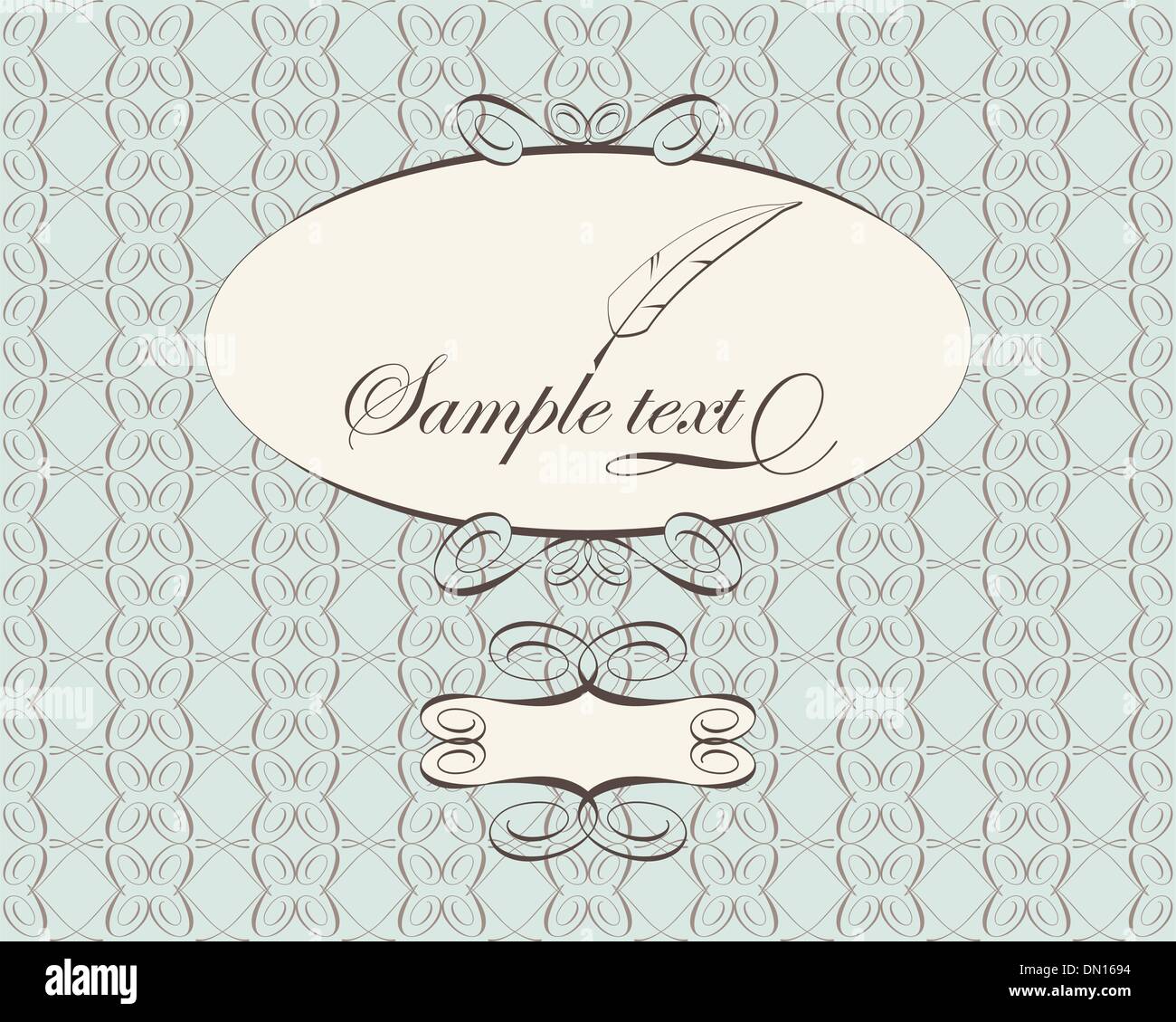 Vector ornate vintage frame Stock Vector Image & Art - Alamy