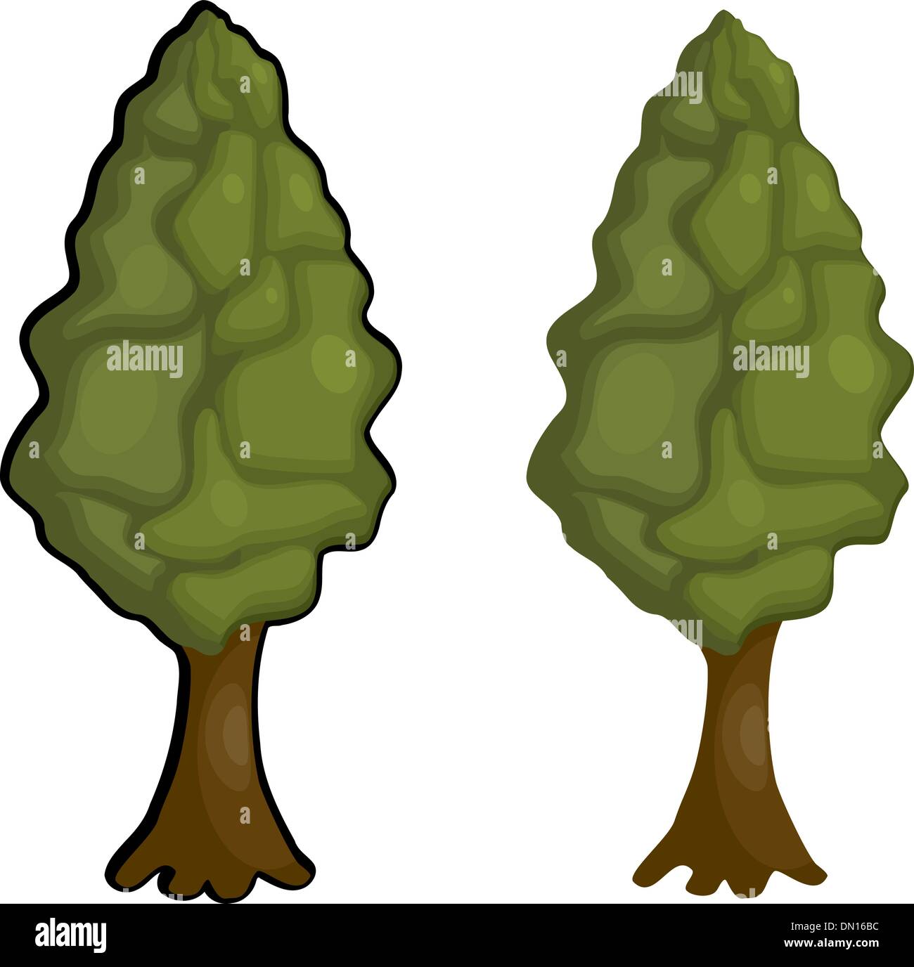 Pyramid poplar Stock Vector Images - Alamy