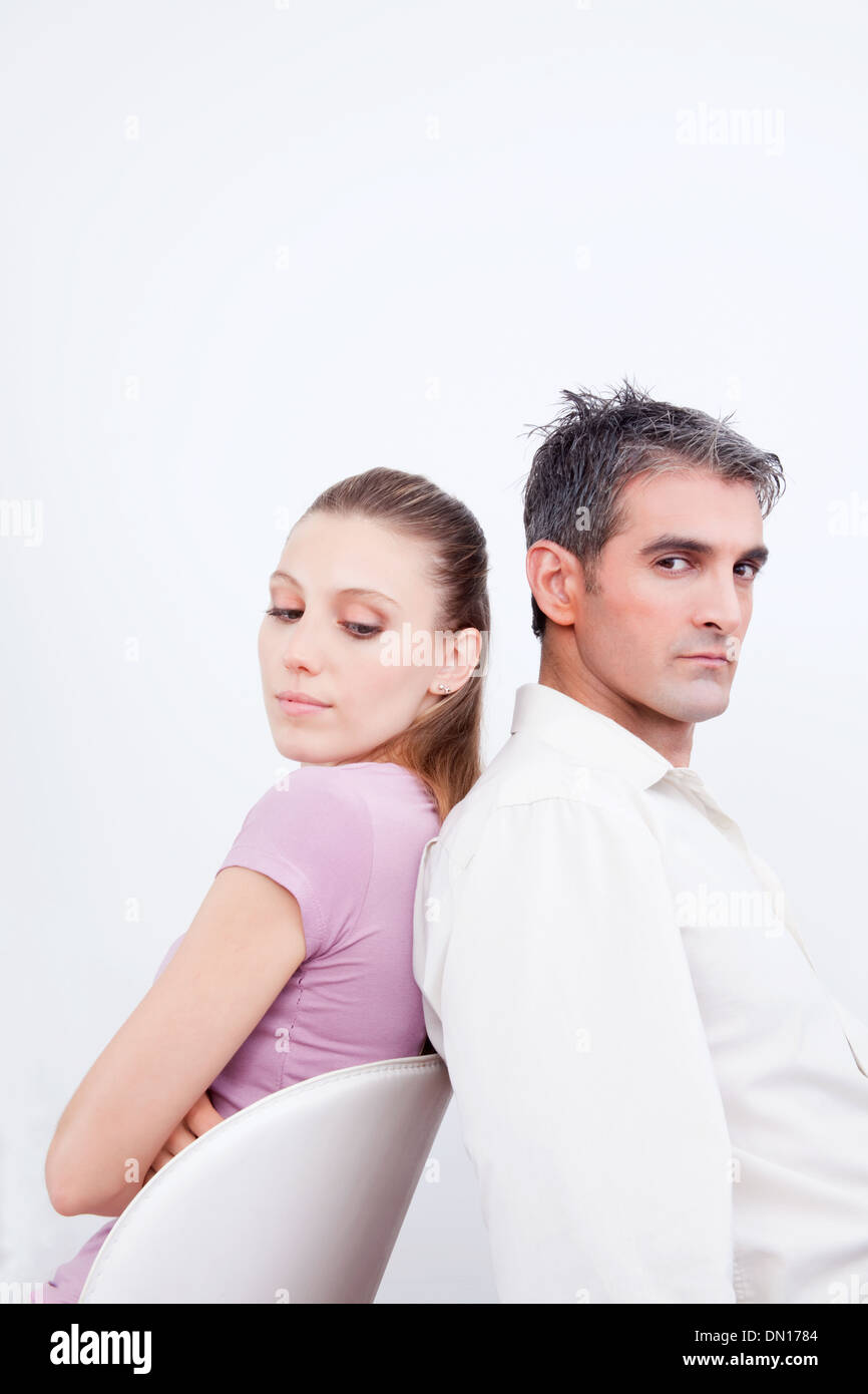 Two chair backs hi-res stock photography and images - Alamy