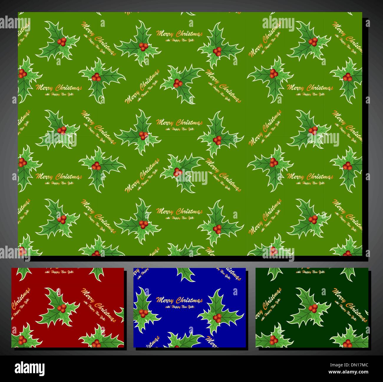 set of seamless backgrounds for Christmas Stock Vector Image & Art - Alamy