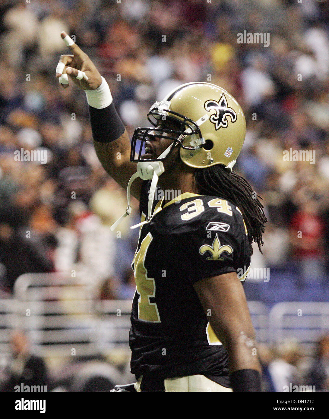 Dec 24, 2005; San Antonio, TX, USA; Saints' Mike McKenzie (34 ...