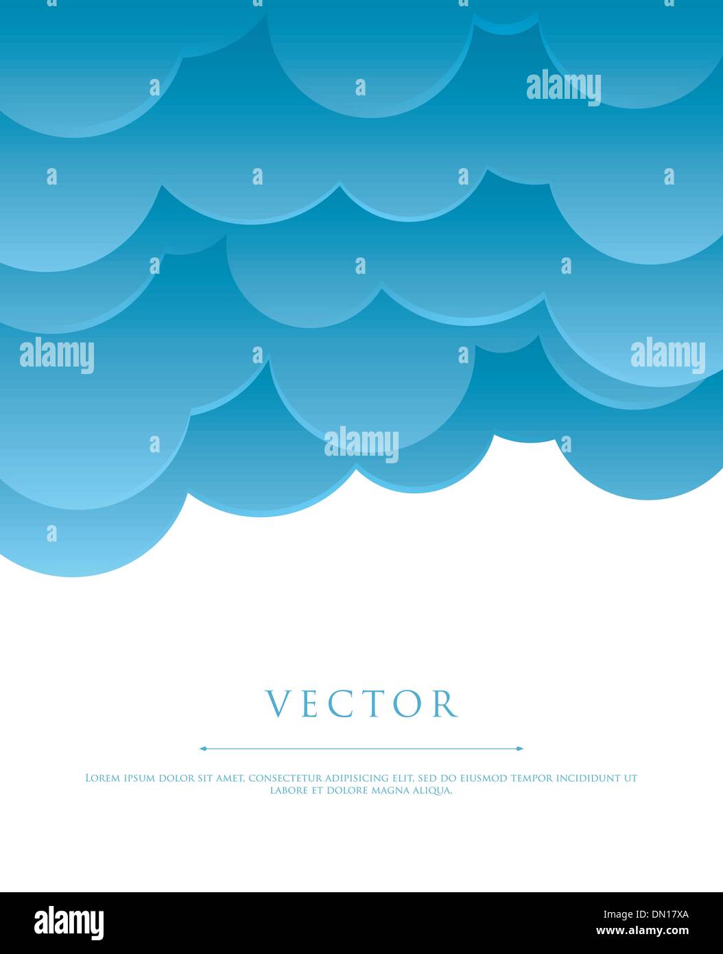 Backdrop of stylized clouds hi-res stock photography and images - Alamy