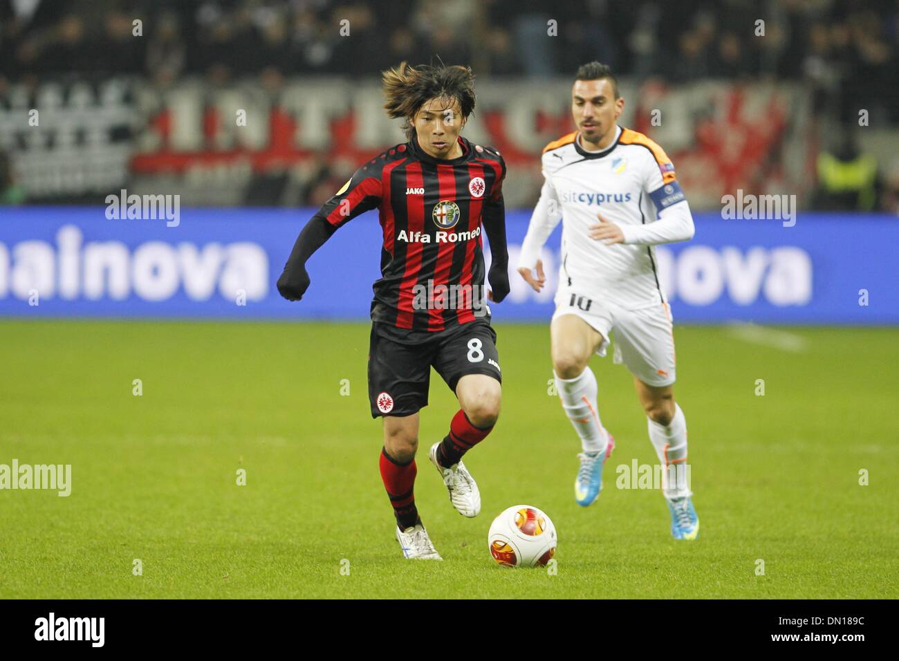 Frankfurt am Main, Germany. 12th Dec, 2013. Takashi Inui (Frankfurt ...