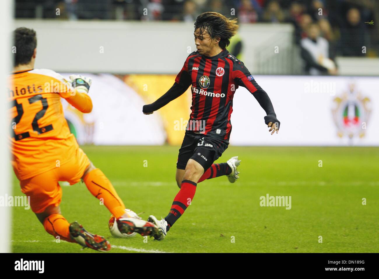 Frankfurt am Main, Germany. 12th Dec, 2013. Takashi Inui (Frankfurt ...