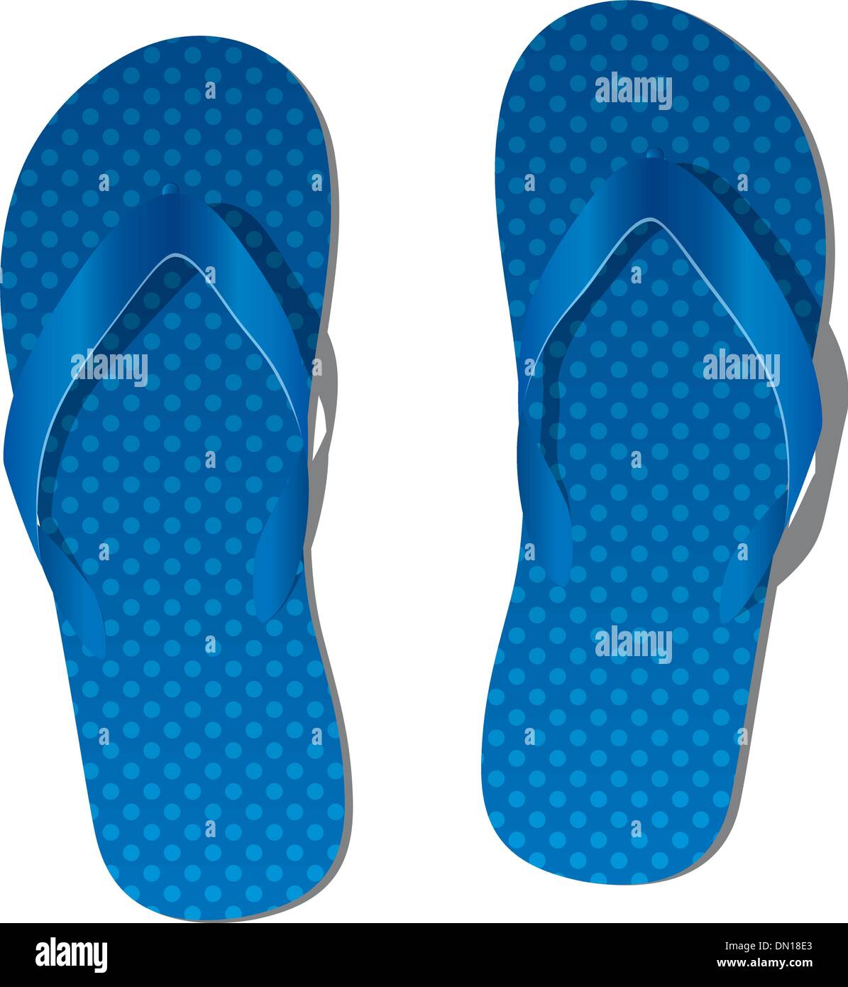 vector pair of flip-flops Stock Vector Image & Art - Alamy