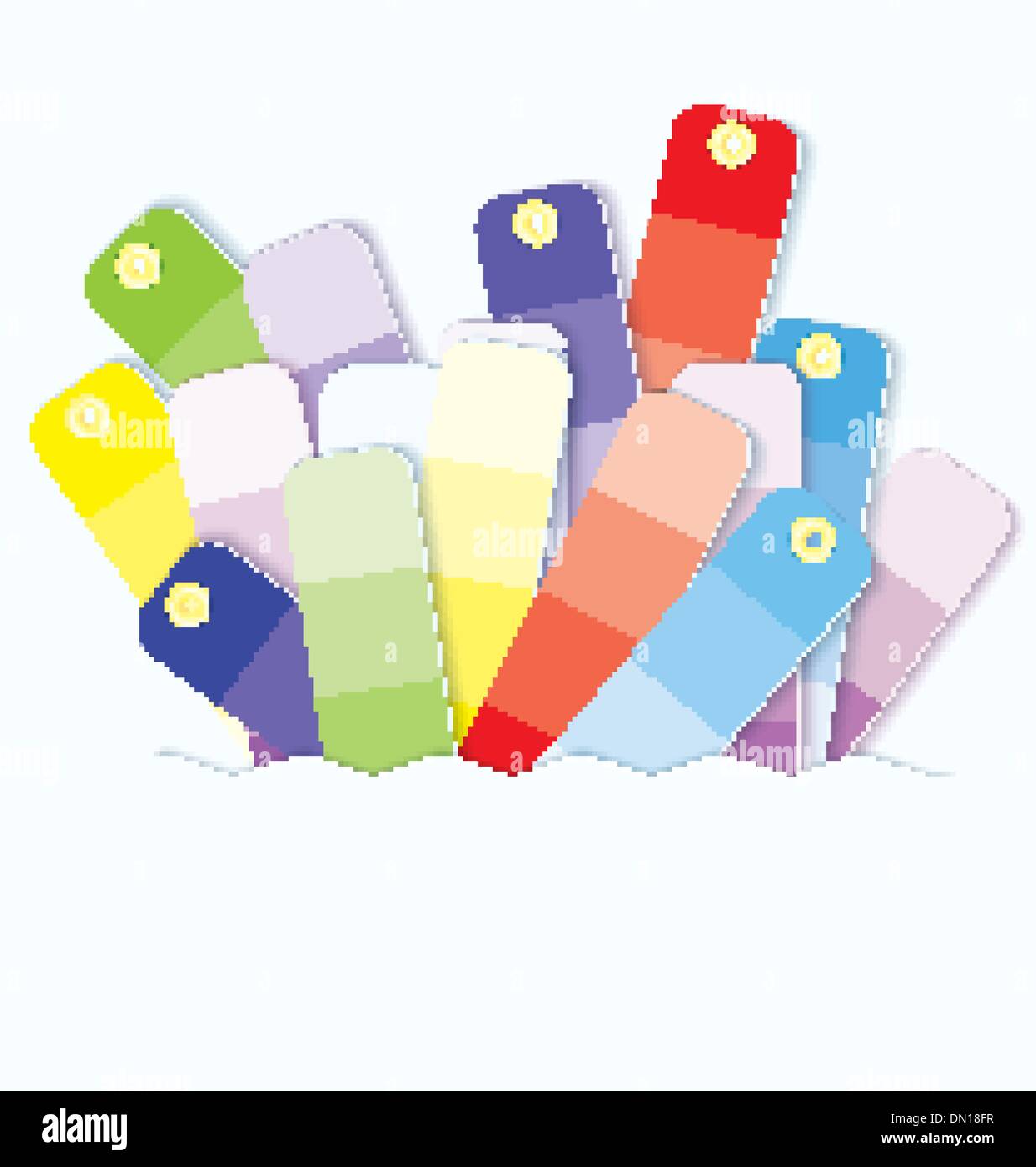 Display paper Stock Vector Images - Alamy