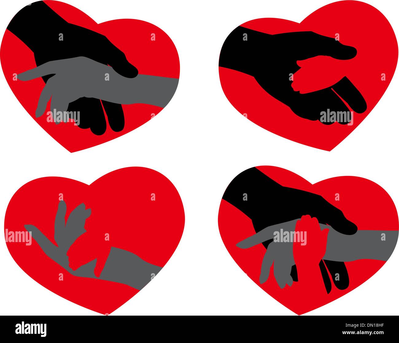 Child hands holding heart Stock Vector Images - Alamy