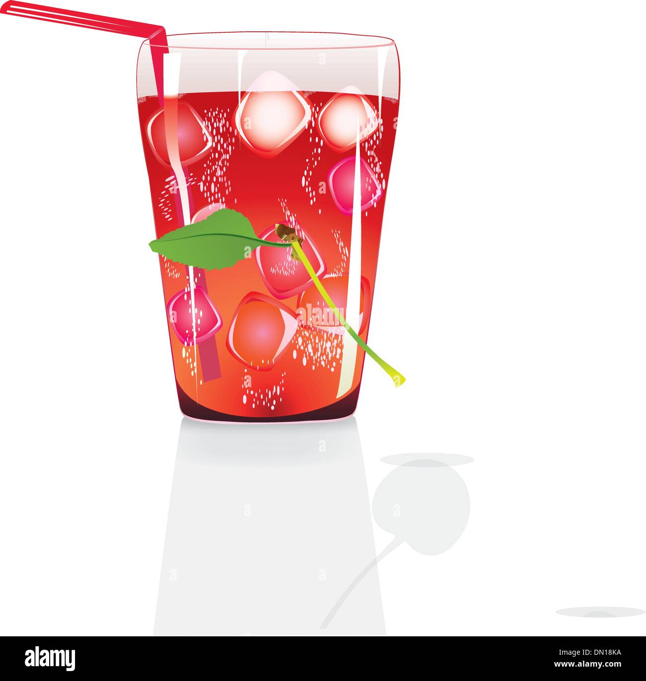 Ice drop with water splash Stock Vector Images - Alamy