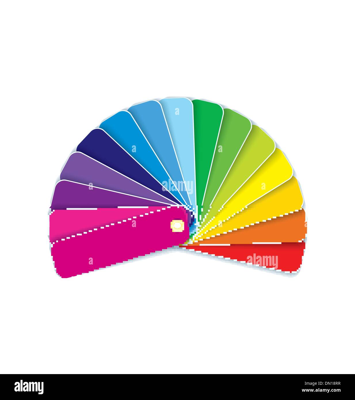Swatches in rainbow vector Stock Vector Image & Art - Alamy