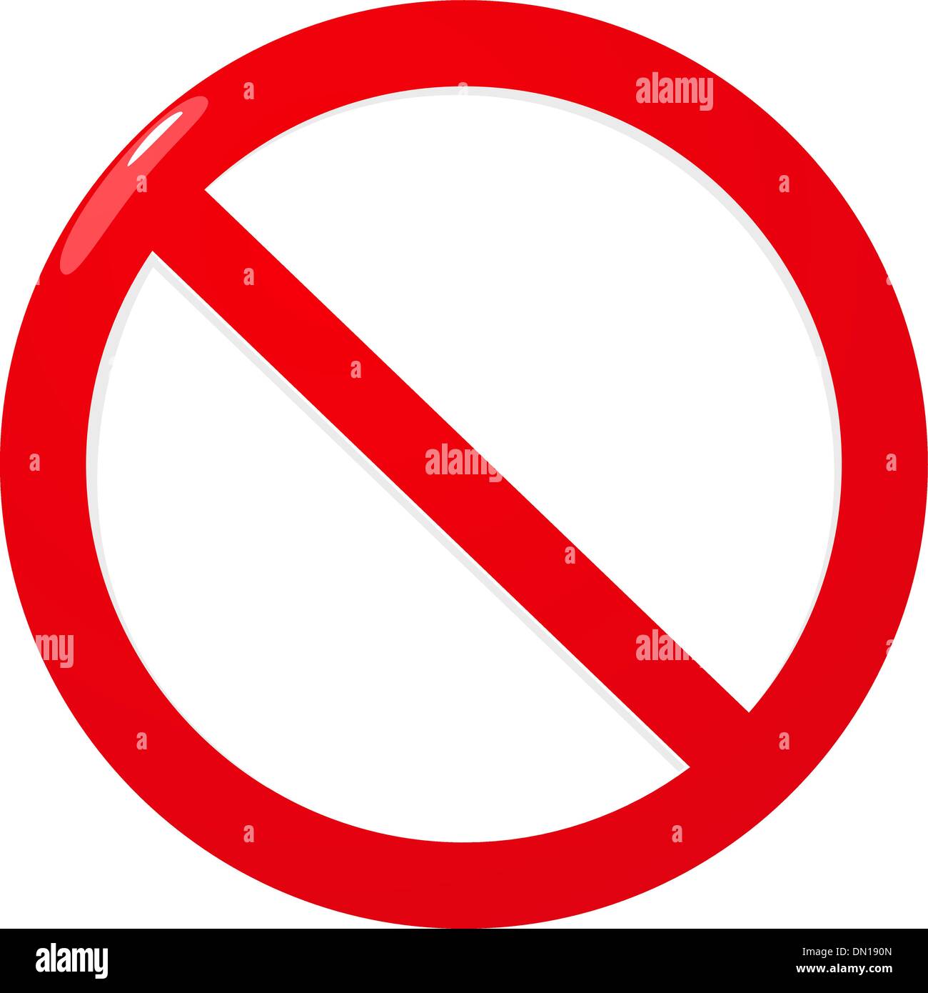 Circular warning sign Stock Vector Images - Alamy