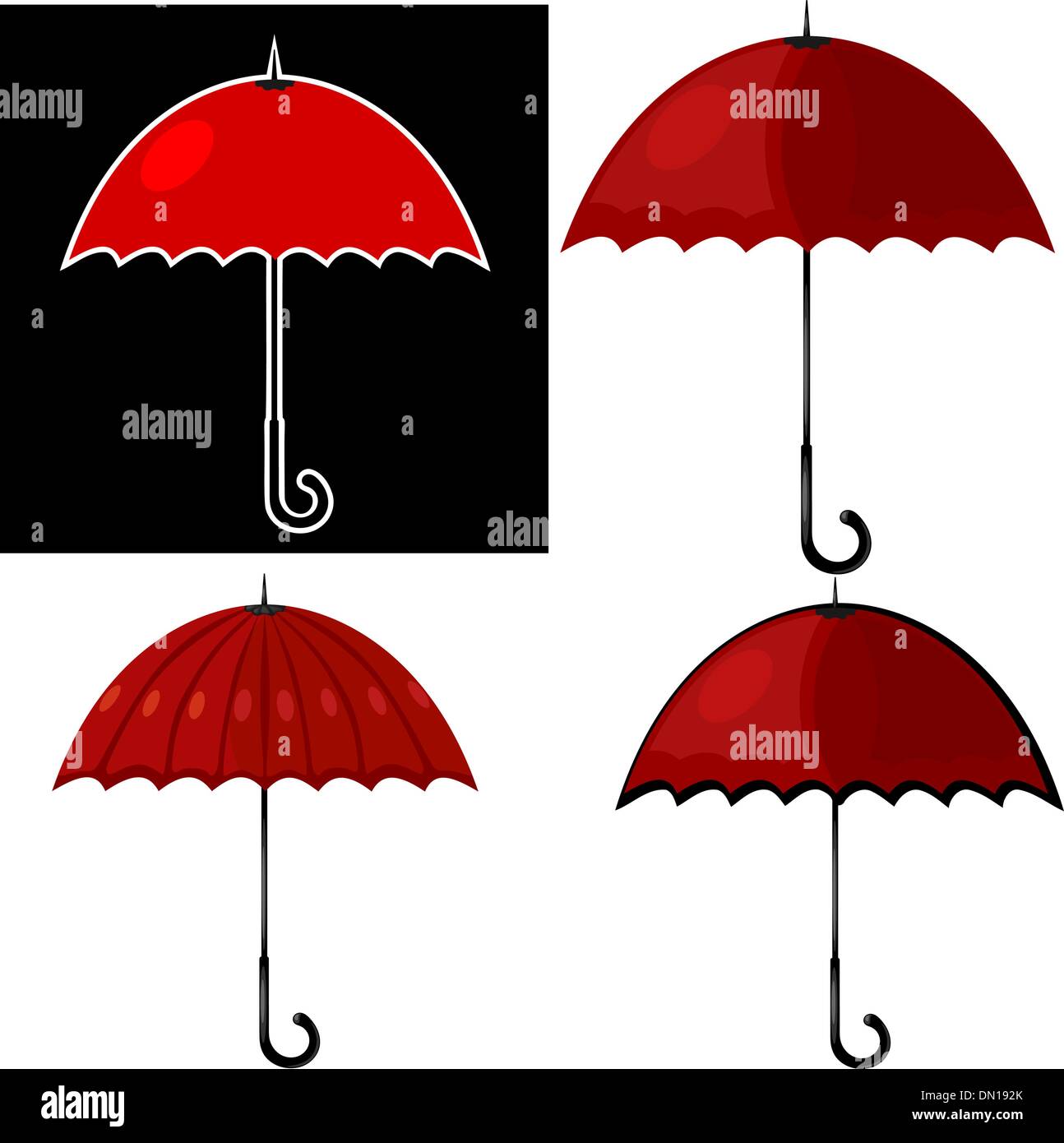 Pink umbrella icon design Stock Vector Images - Alamy