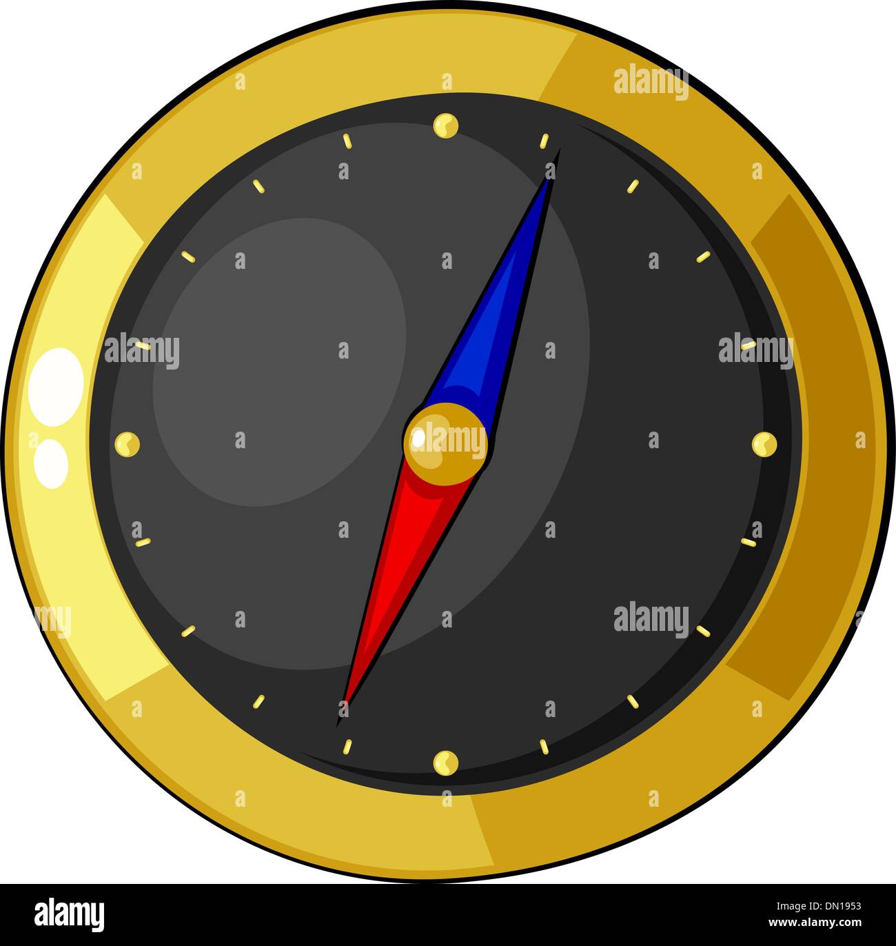 Cartoon compass. eps10 Stock Vector Image & Art - Alamy