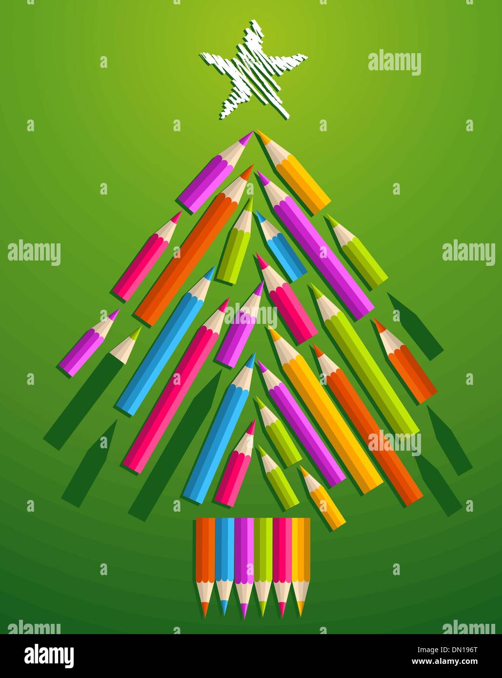 Christmas decoration children school Stock Vector Images - Alamy