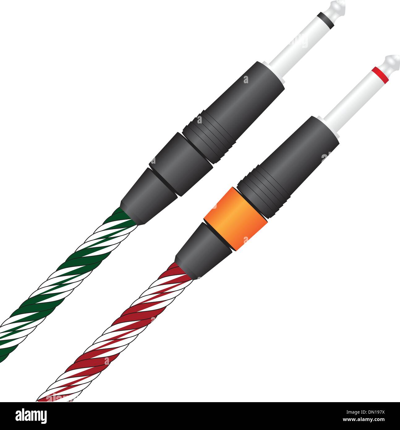 Cable for musical instruments Stock Vector Image & Art - Alamy