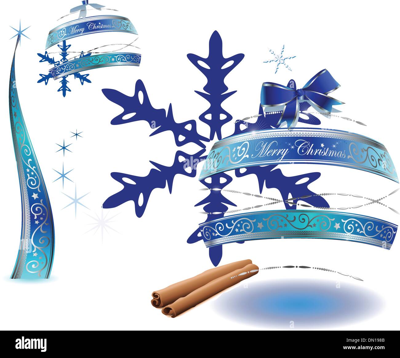 Purple christmas balls silver Stock Vector Images - Alamy