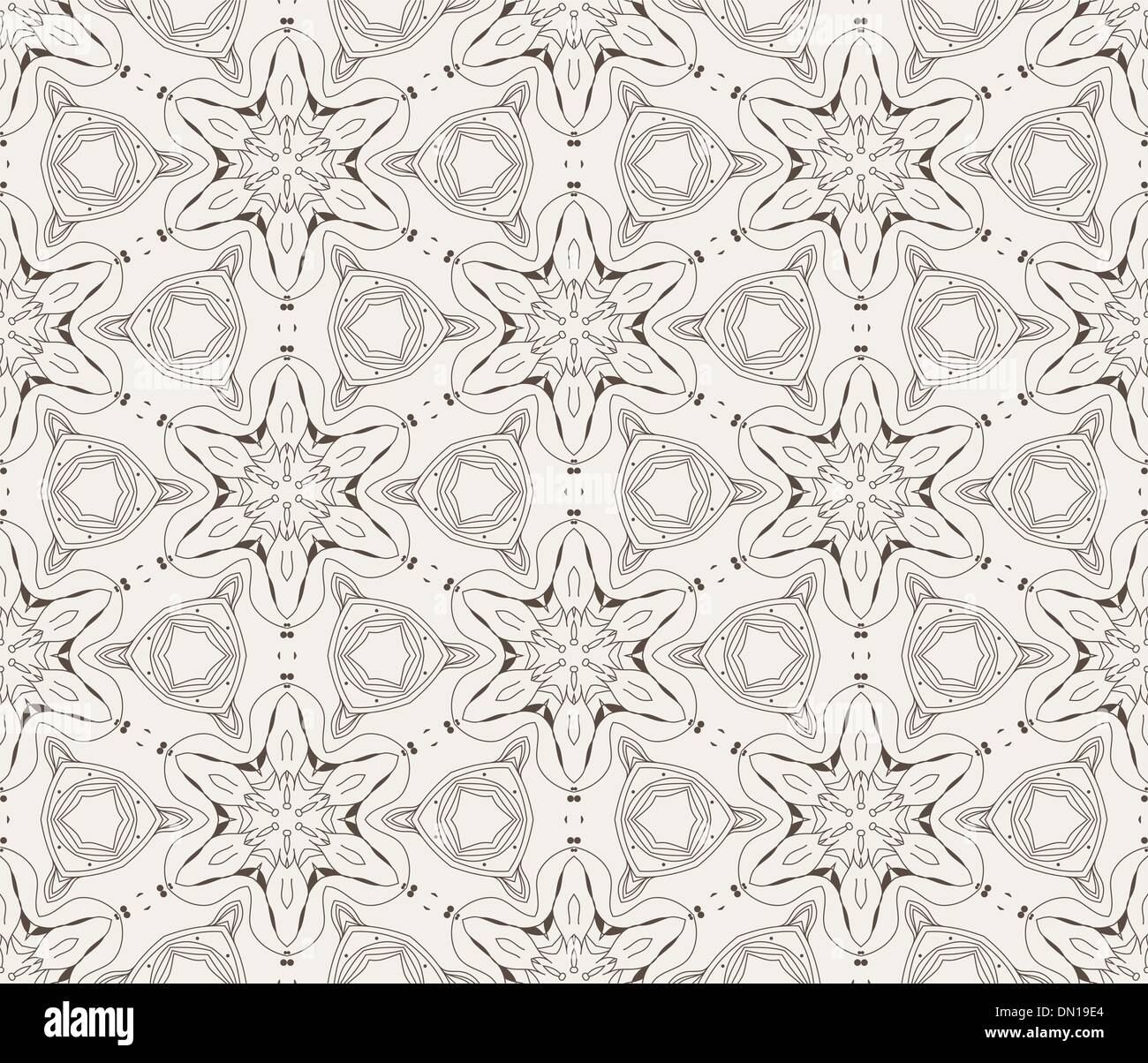 Seamless wallpaper with floral ornament Stock Vector Image & Art - Alamy