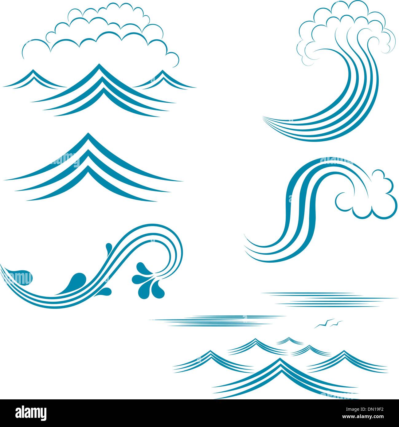 Set of characters water Stock Vector Image & Art - Alamy