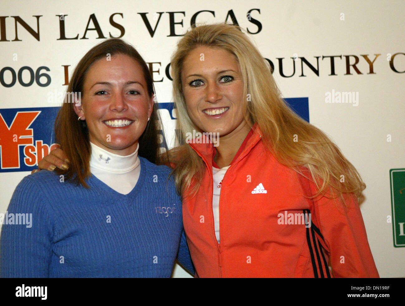 Jan 09, 2006; Las Vegas, NV, USA; Pro Golfers STEPHANIE LOUDEN (L ...