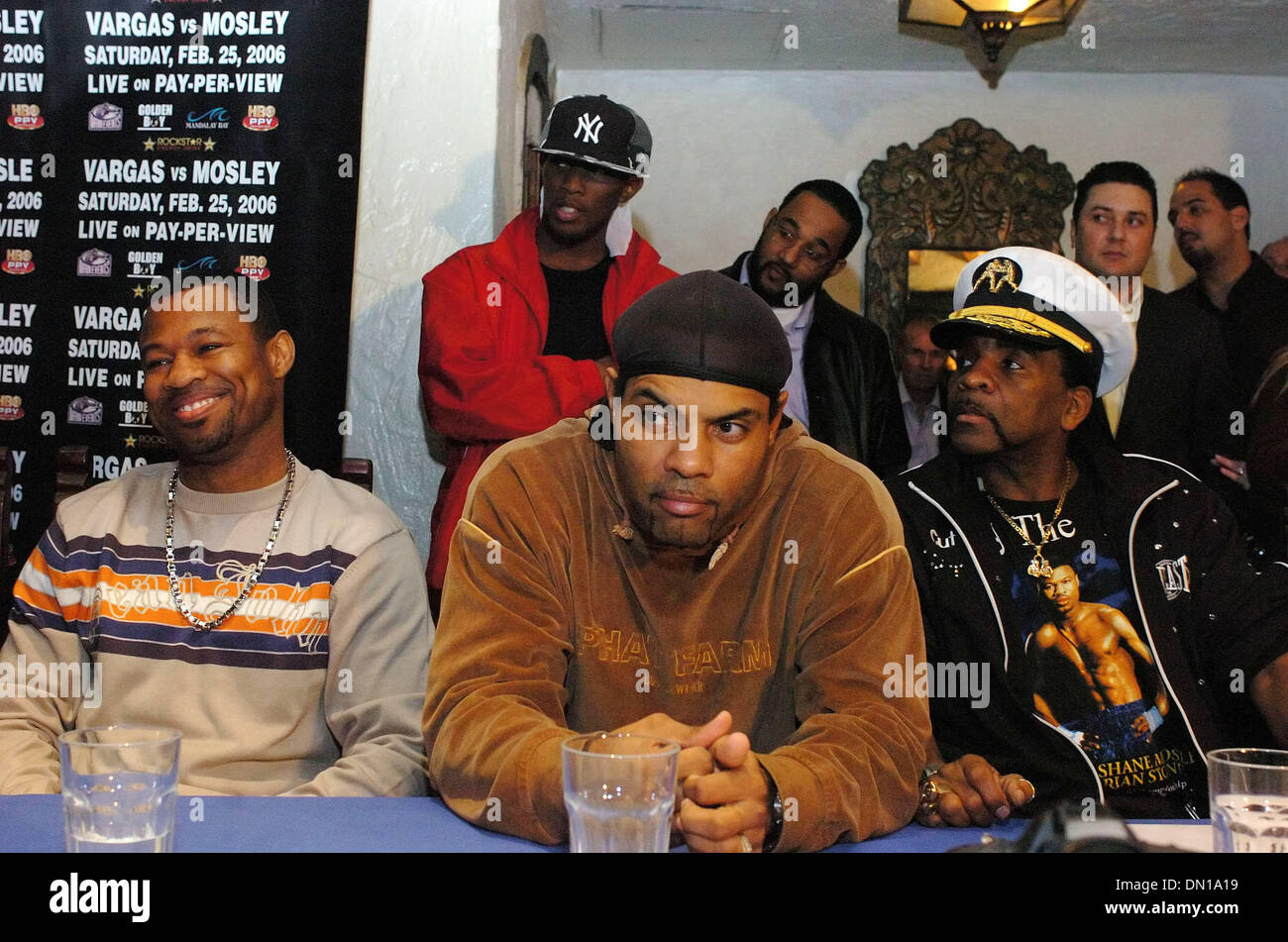 Jan 24, 2006; Los Angeles, CA, USA; (L-R) "Sugar" SHANE MOSLEY, Mosley ...