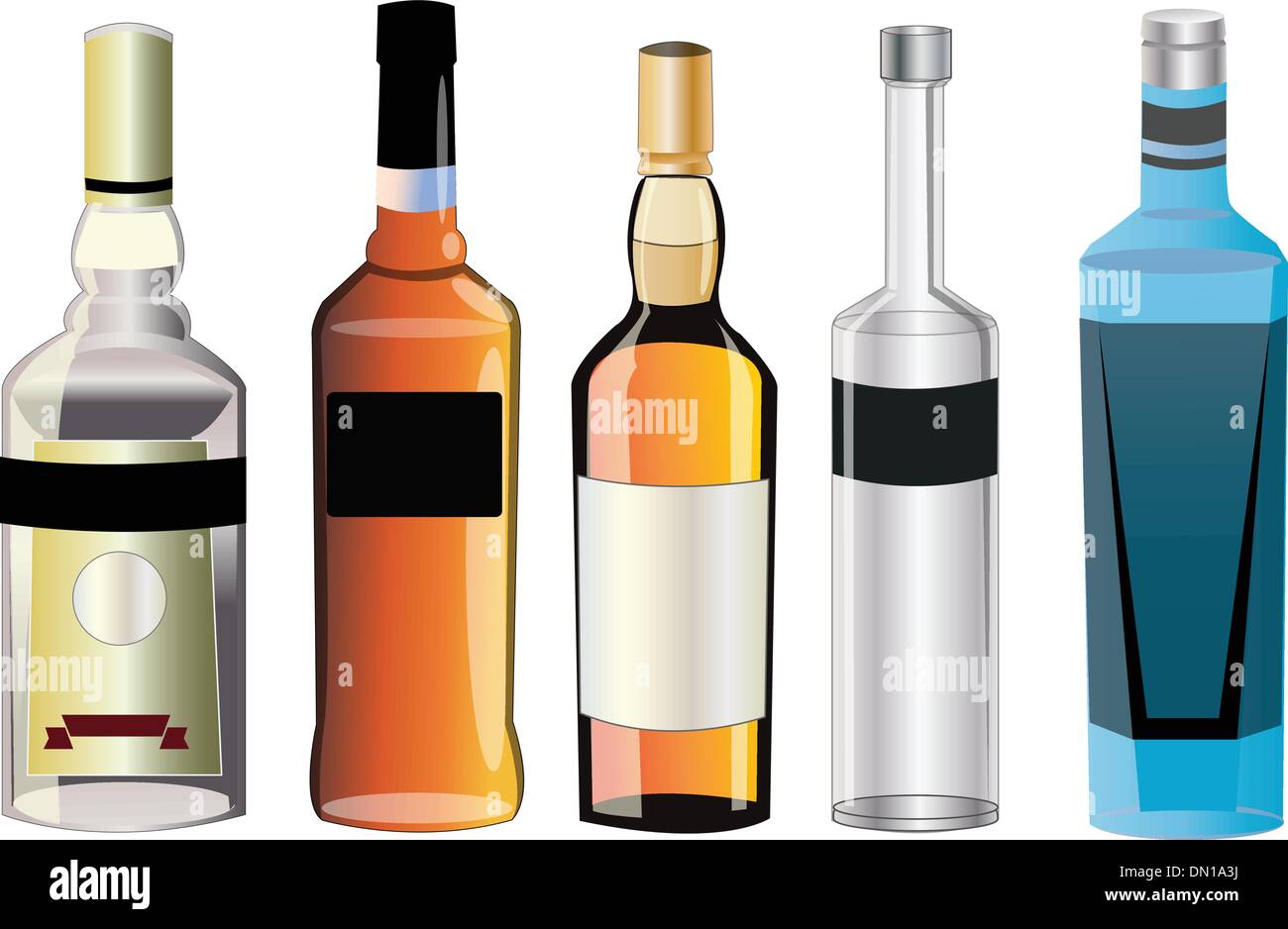 Red wine set different Stock Vector Images - Alamy