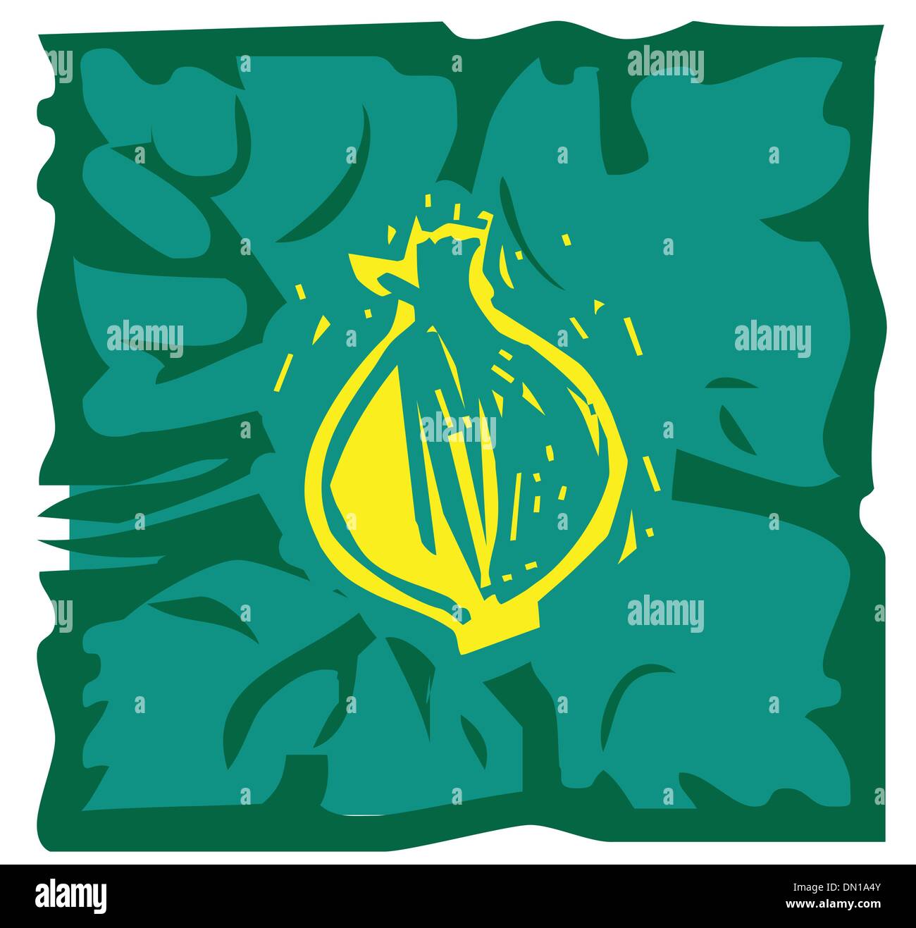 Red onion plant cover Stock Vector Images - Alamy