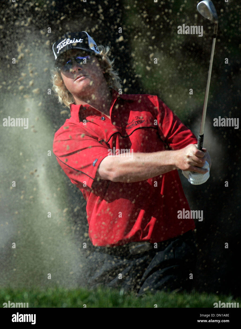 Jan 26, 2006; La Jolla, CA, USA; GOLF: CHARLIE HOFFMAN drove into the ...