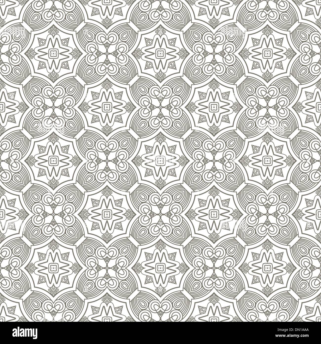 Seamless Ornamental Ethnicity Pattern Stock Vector Image And Art Alamy